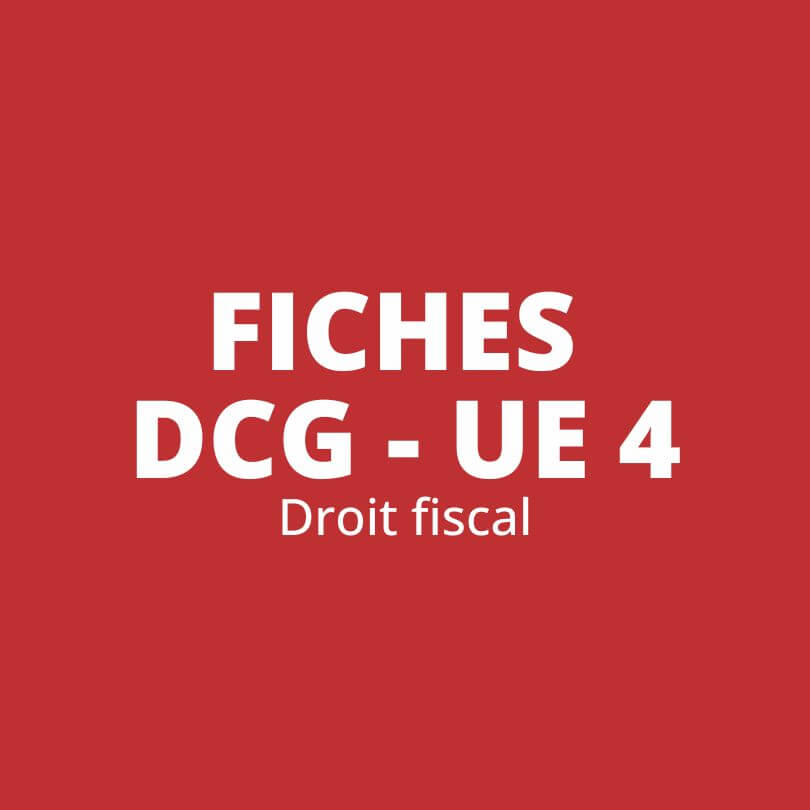 DCG UE 4 - Fiches de révision | Zeroencompta.com